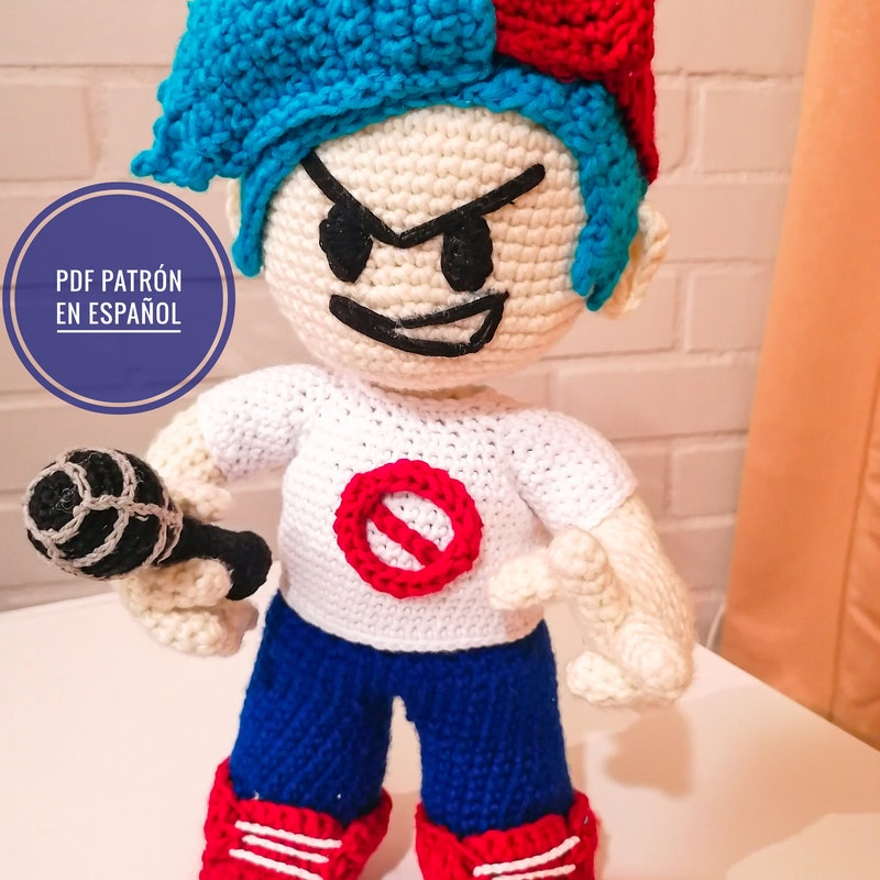 Boyfriend Plush Friday Night Funkin - Etsy