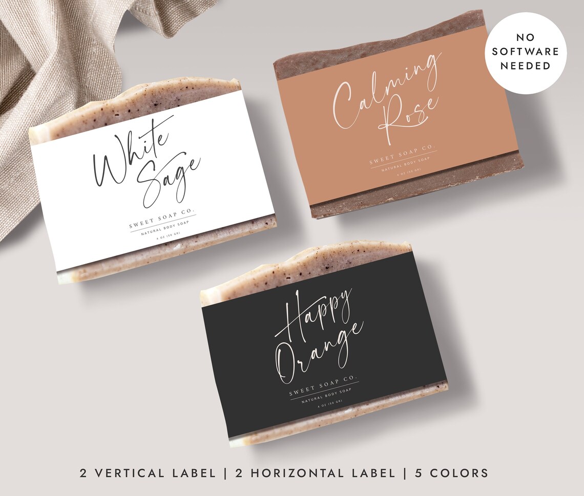 Editable Soap Label Template Printable Soap Labels Soap - Etsy
