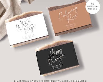 Editable Soap Label Template, Printable Soap Labels, Soap Packaging ...
