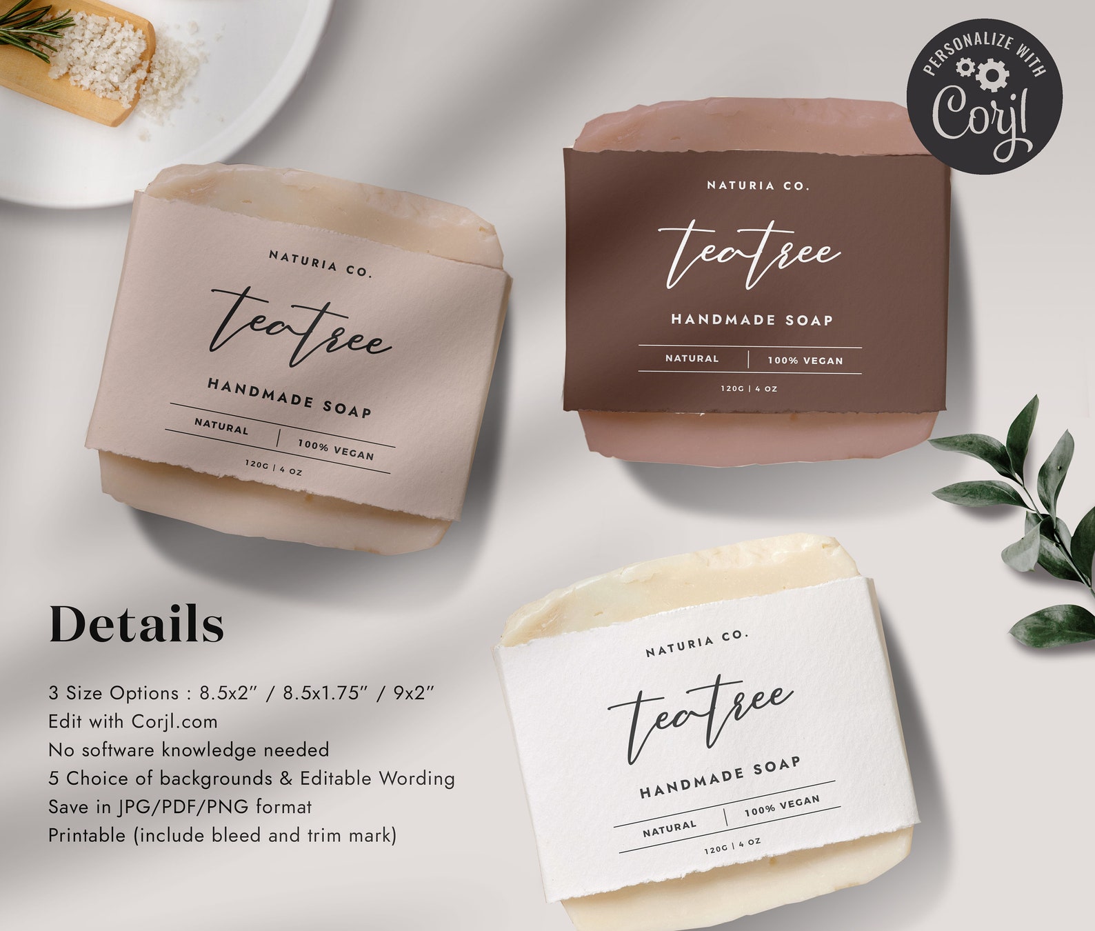 Editable Soap Label Template Printable Soap Labels Soap | Etsy