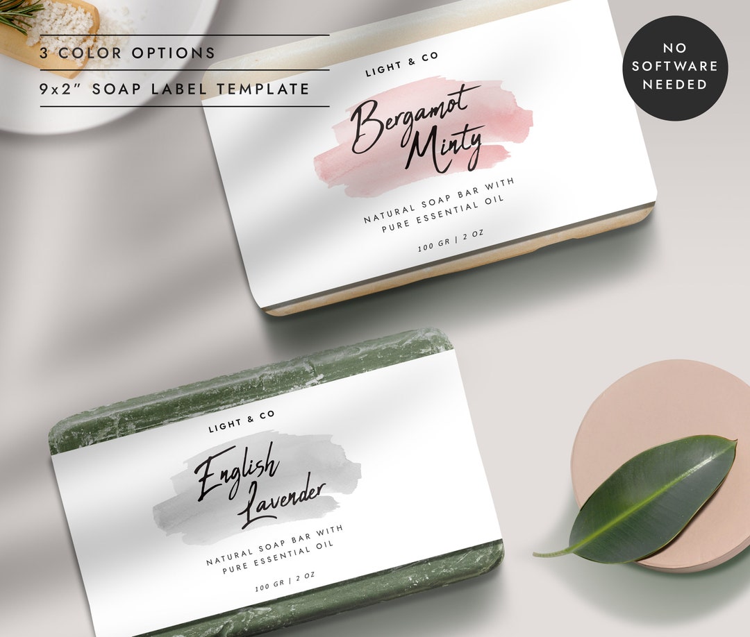 Editable Soap Label Template, Printable Soap Labels, Soap Packaging ...