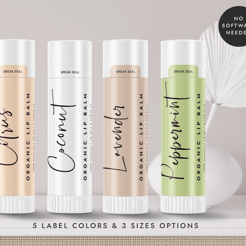 Lip Balm Labels - Etsy