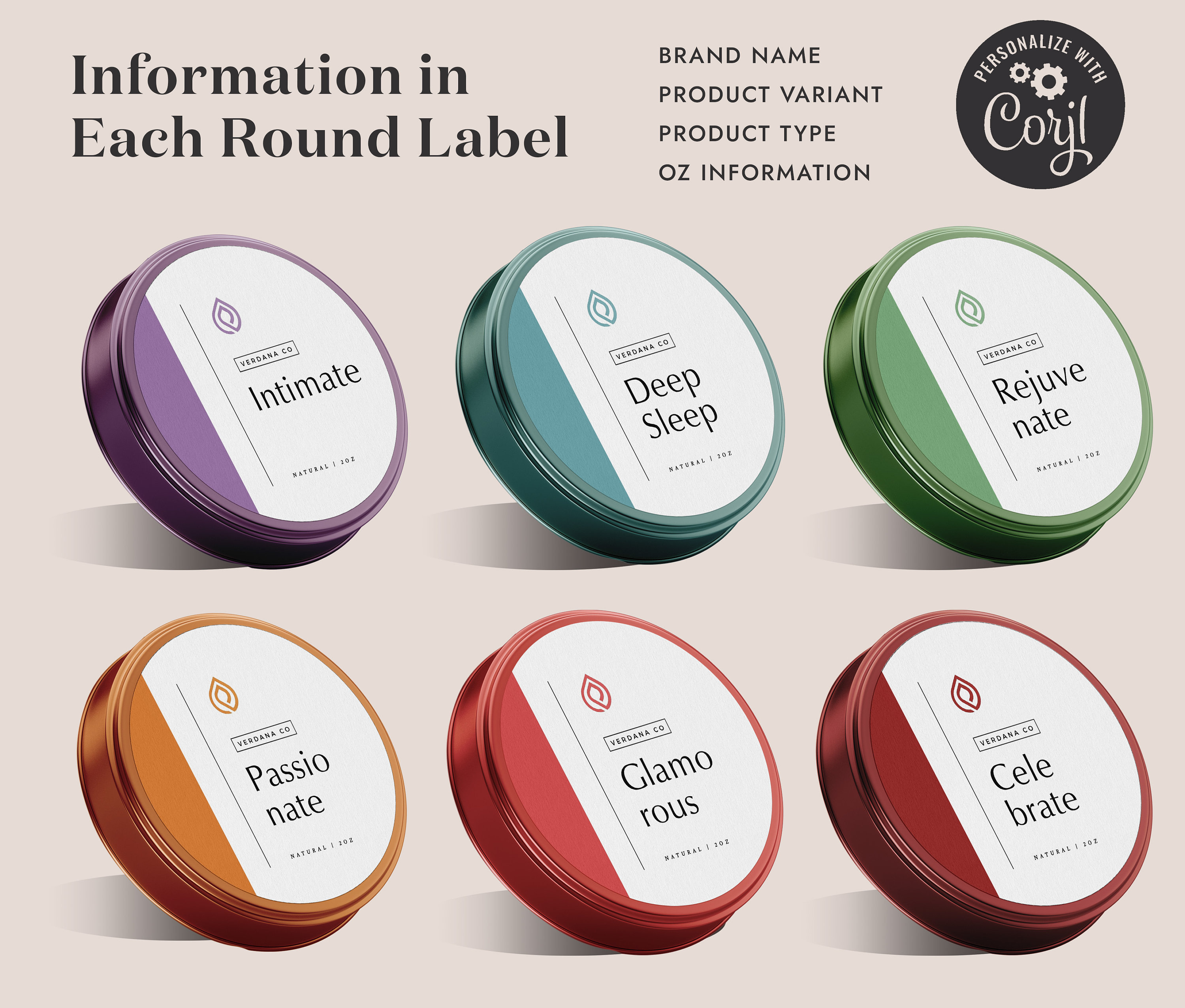 Product Label Package Set Dropper Bottle Label Candle Label | Etsy