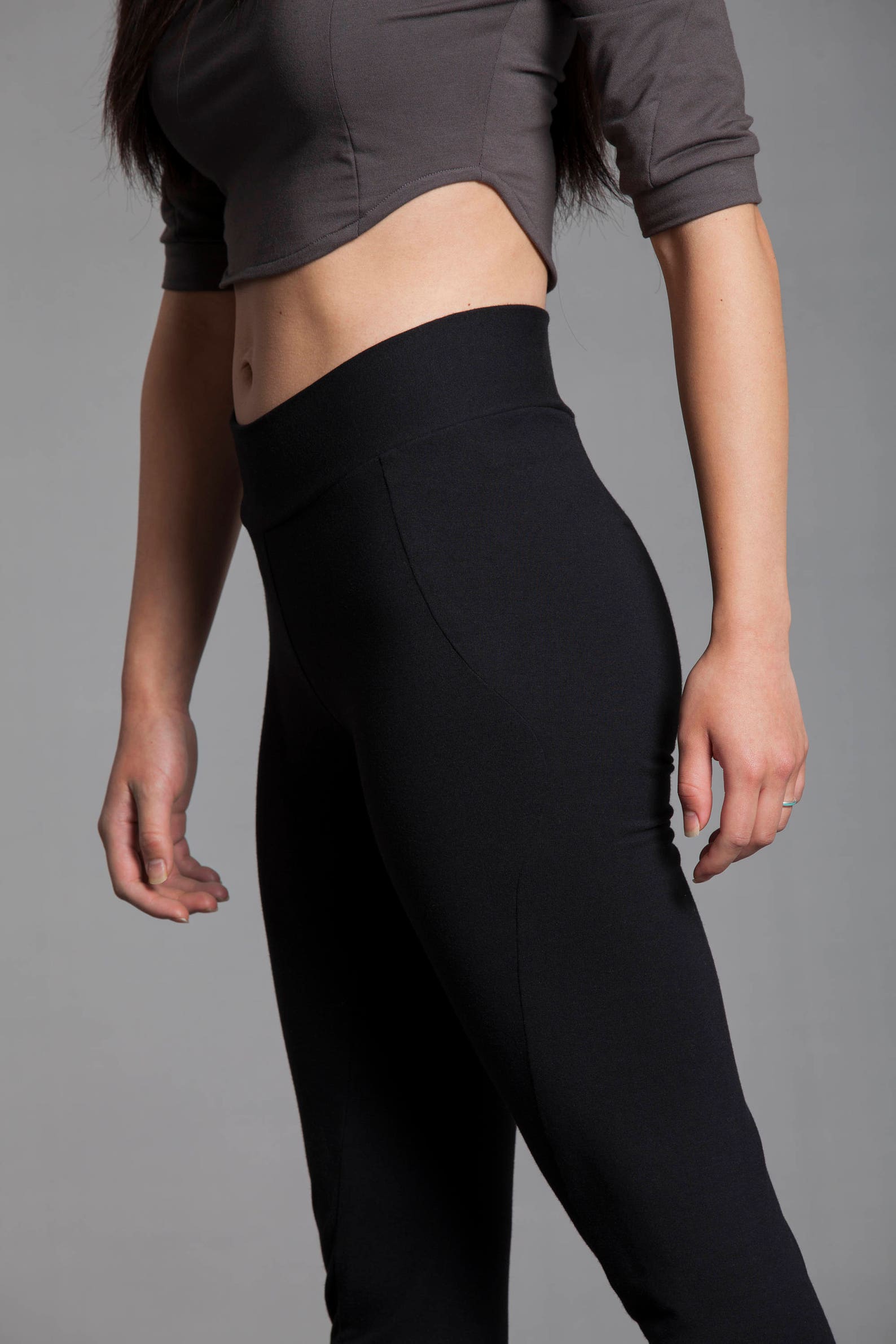 Organic Cotton Yoga Pants: High Waisted Fitness Leggings - Etsy