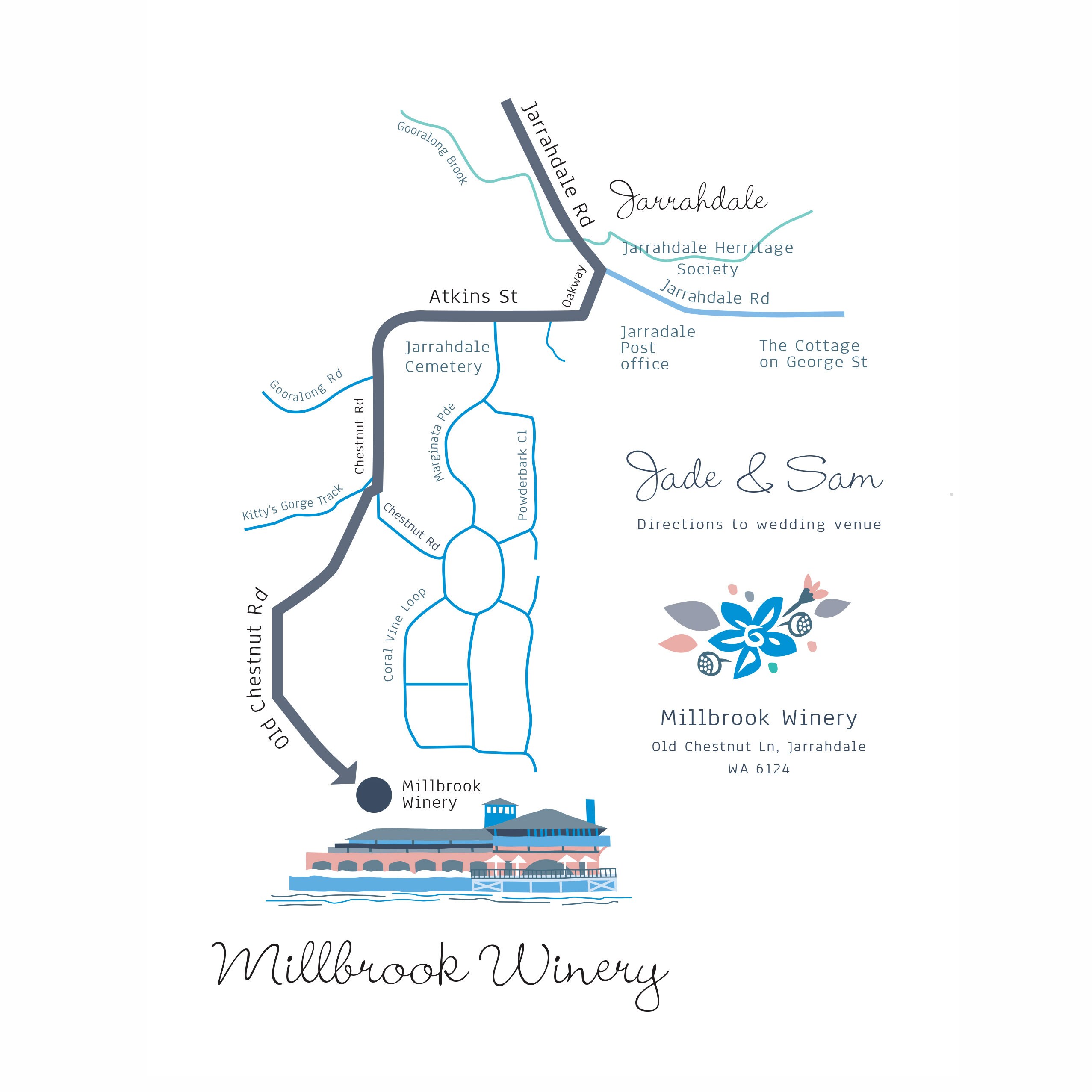 Custom Hand Drawn Maps Wedding Map Town Council Maps Travel - Etsy