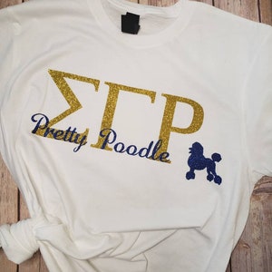 Sigma Gamma Rho Pretty Poodle - Etsy