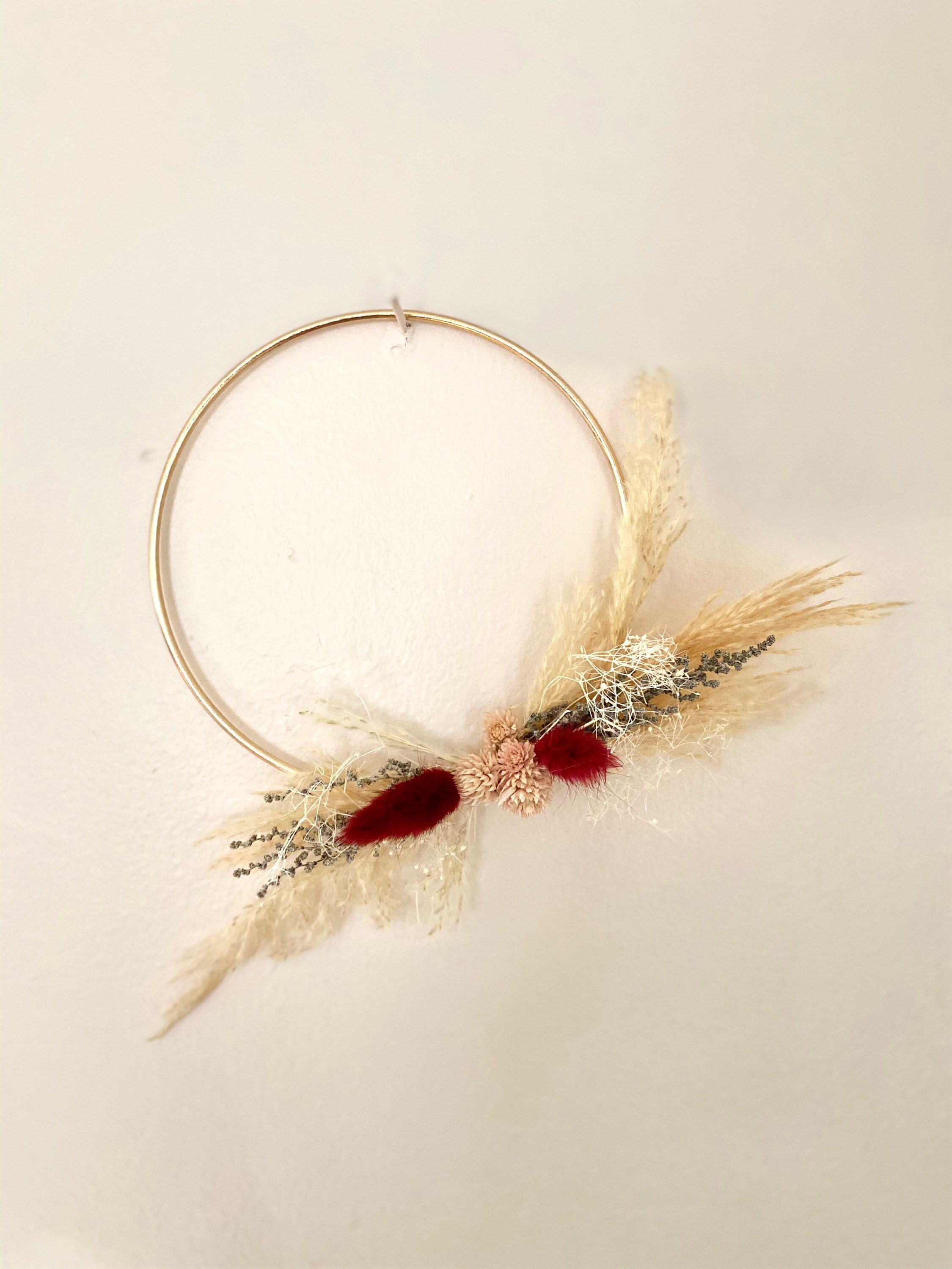 6” Floral Hoop With Dried Flowers - Etsy