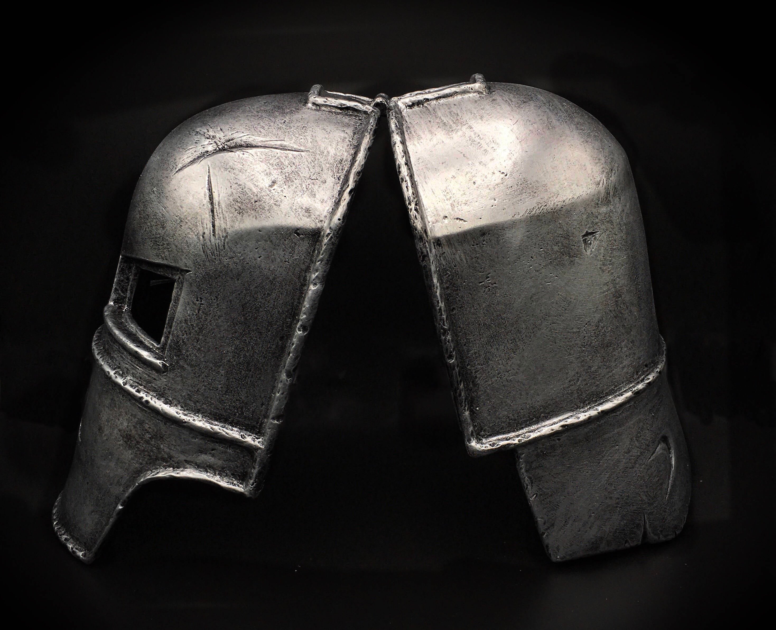 Iron Man Mark 1 Helmet: Life-size Resin Fiberglass Cosplay Prop ...