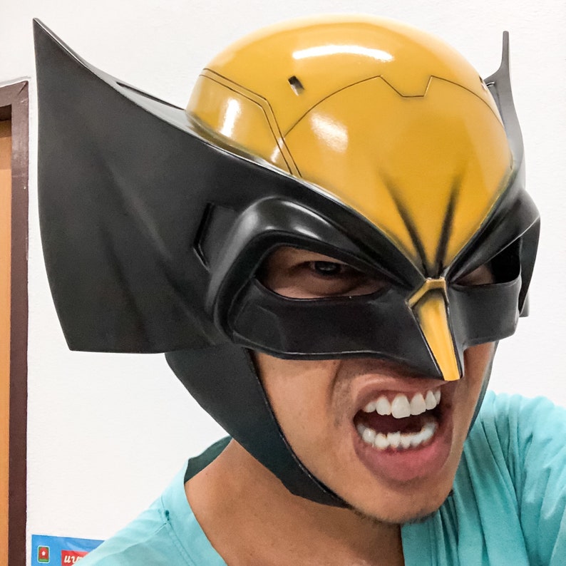 Wolverine Mask Custumes Comic Version X-men Universe 1:1 Scale Size ...