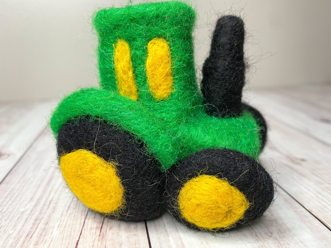 Tractor Toy, Felt Tractor, Toy Props, Photo Props, Felt Toy, Tractor ...