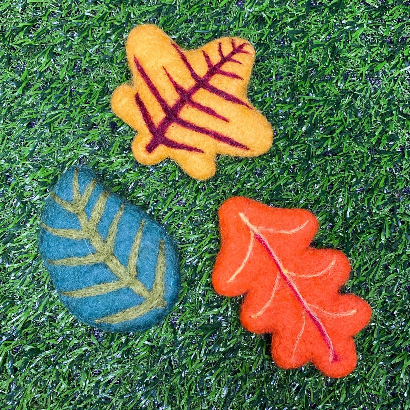 Fall Garland Felt Leaf Garland Fall Leaf Garland Autumn - Etsy