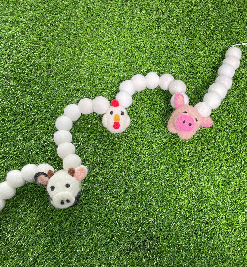 Animal Garland, Farmyard Animals, Farm Animal Decor, Farm Animal ...