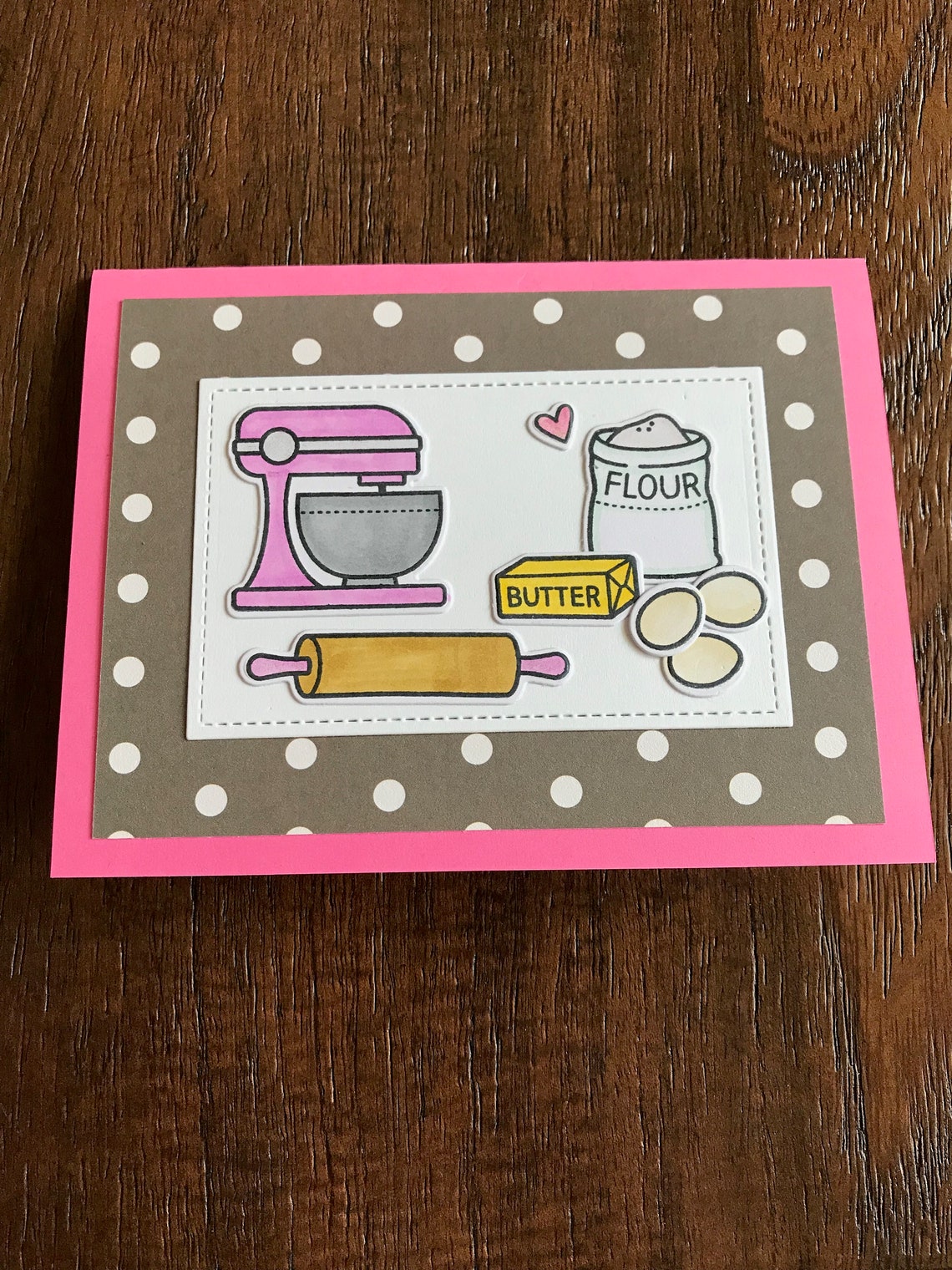 Baking Card Birthday Card Baker Card Card for Baker Gift - Etsy