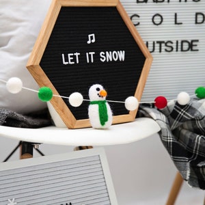Snowman Garland, Snowman Decor, Snowman Christmas, Christmas Garland ...