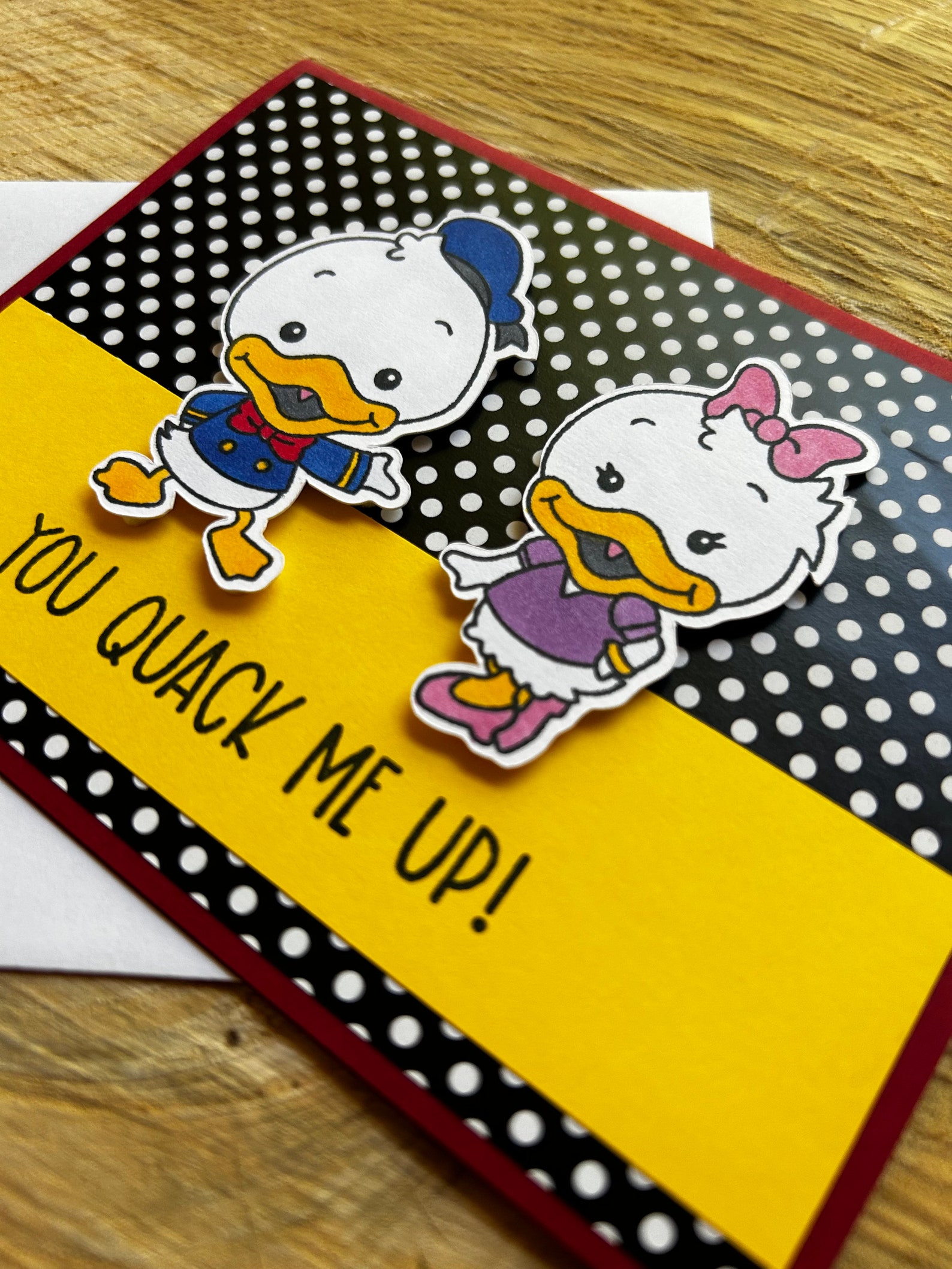 Duck Card, Cartoon Duck, You Quack Me Up, Cartoon Card, Classic Cartoon ...