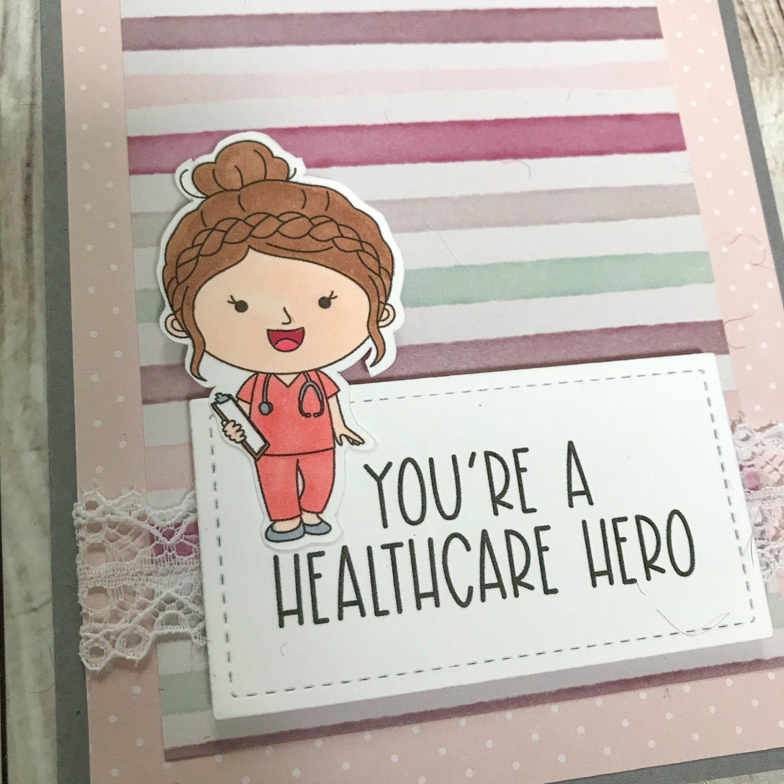 Nurse Card, Nurse Appreciation Card, Nurse Thank You Card, Thank You ...