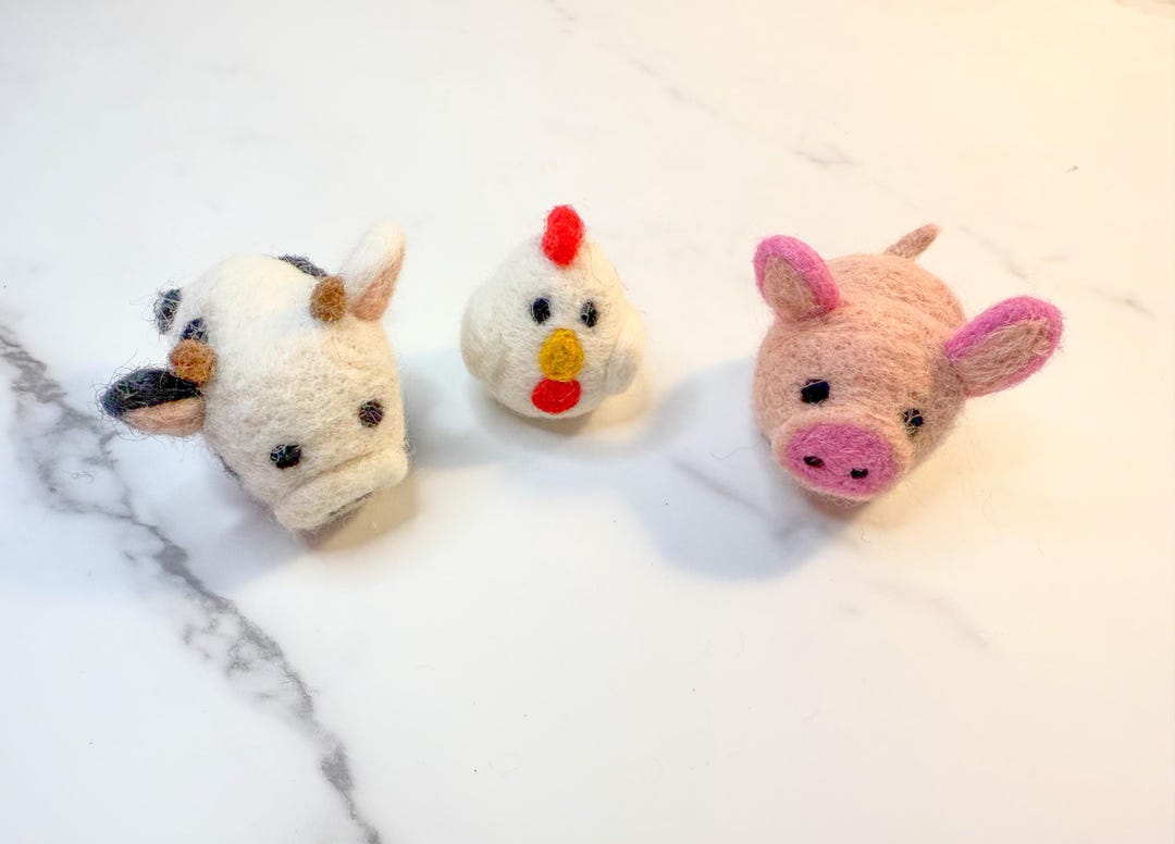 Farm Animals, Felted Animals, Felt Farm, Felt Shapes, Felt Cow, Felt ...