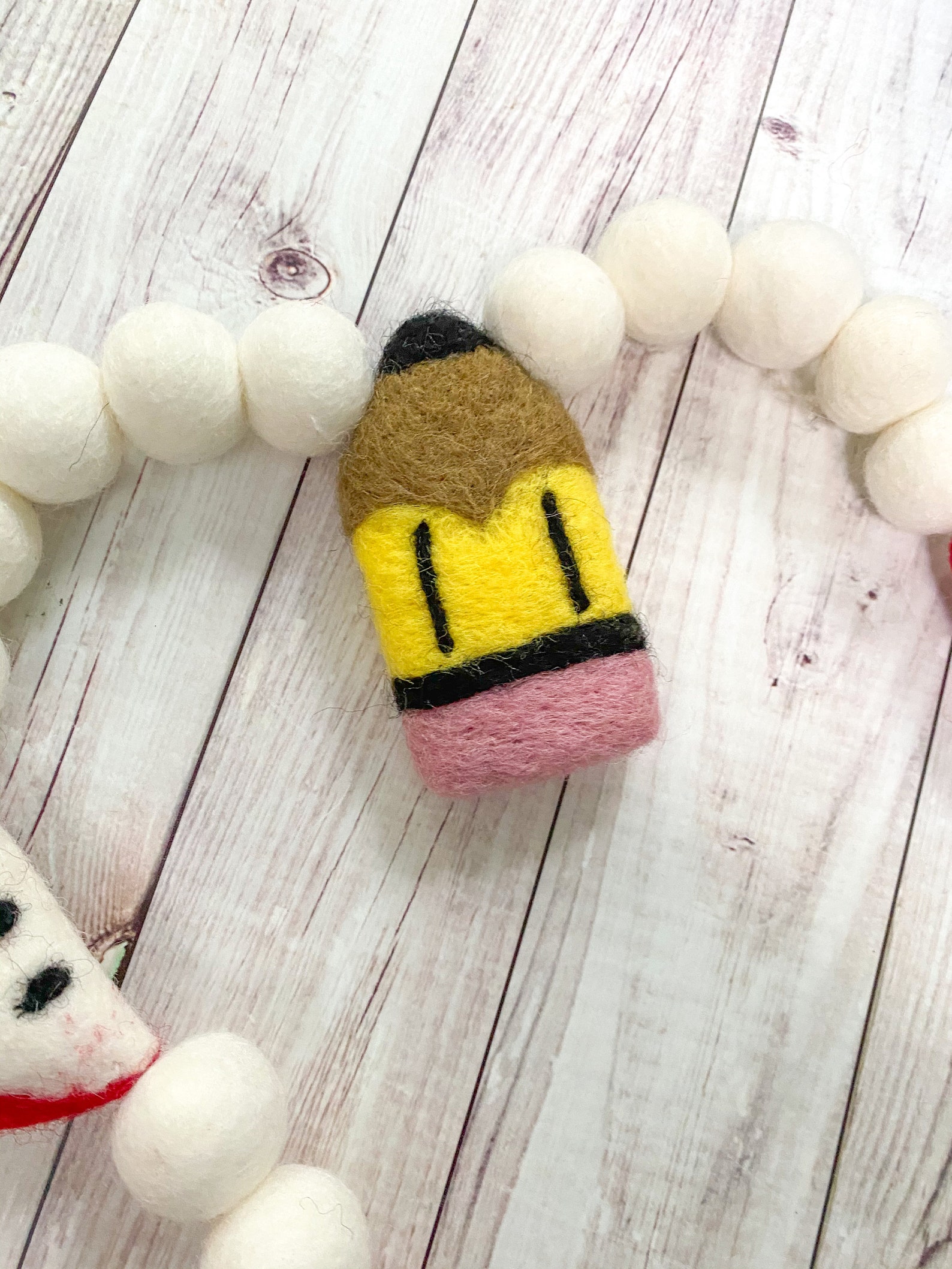 Teacher Garland, Felt Ball Garland, Teacher Decor, Teacher Gift ...
