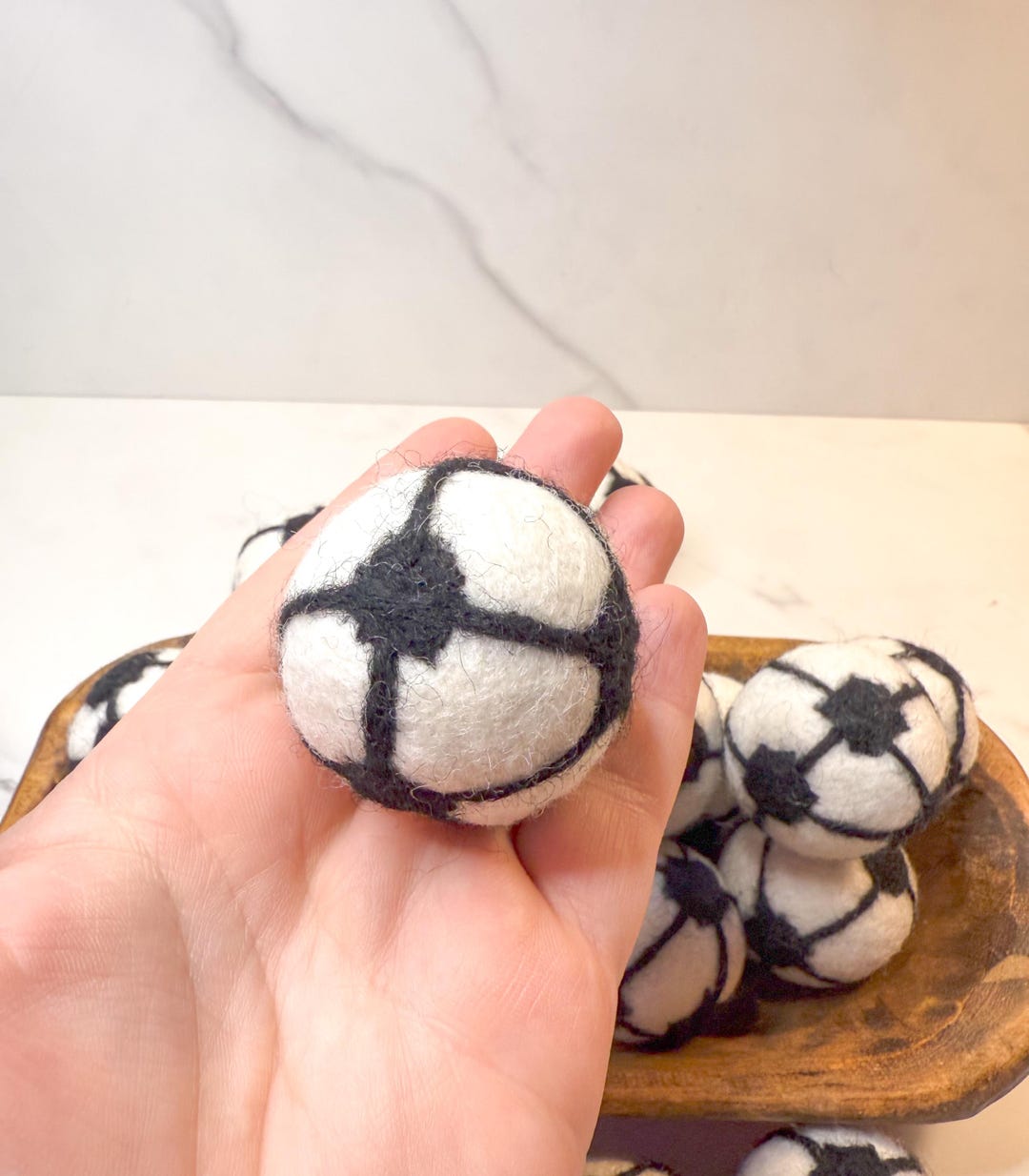 Felt Soccer Ball, Felt Sports Ball, Wool Soccer Ball, Photo Prop, Felt ...