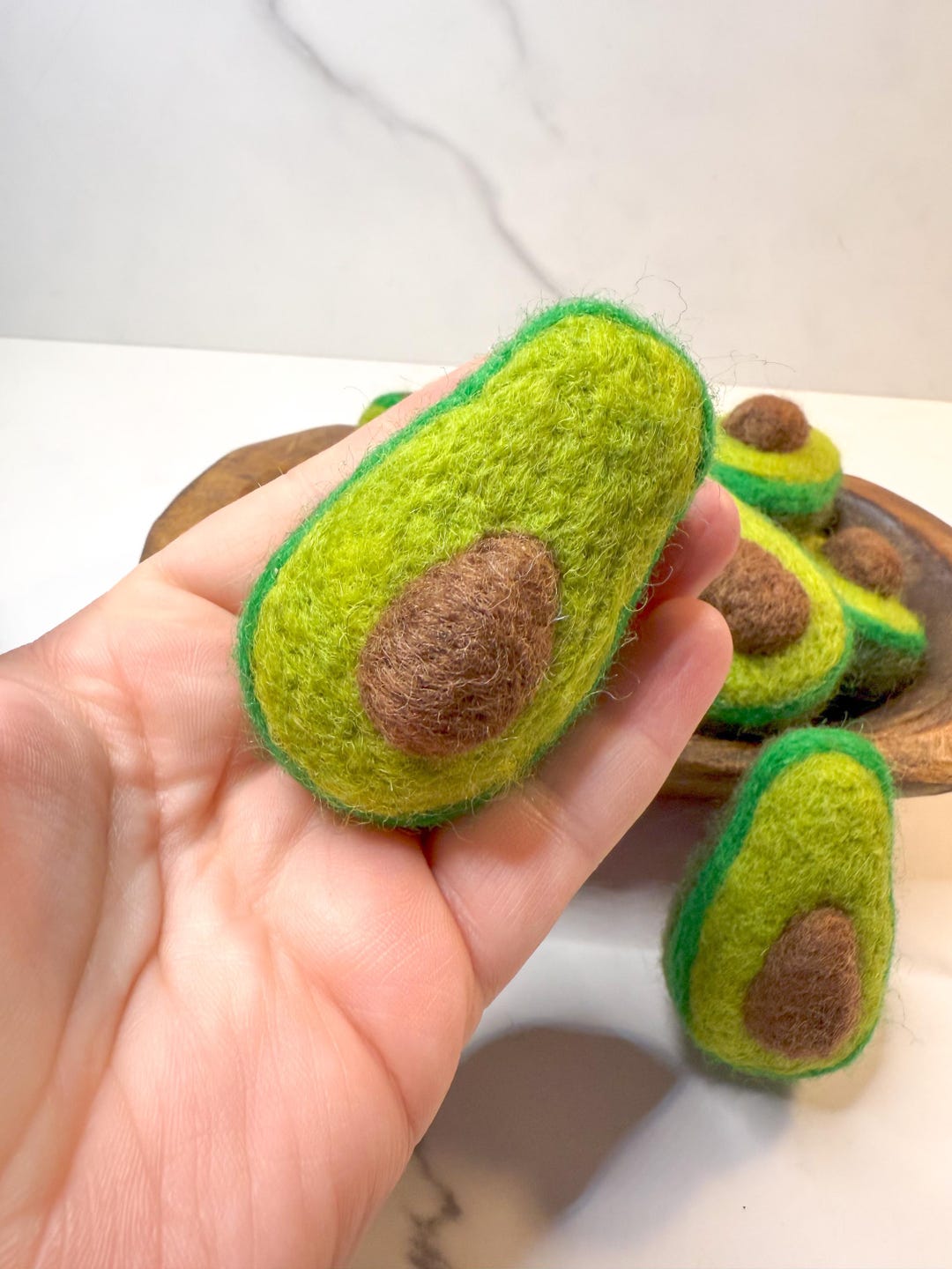 Felt Food, Avocado, Felt Avocado, Fake Avocado, Food Play, Sensory Play ...