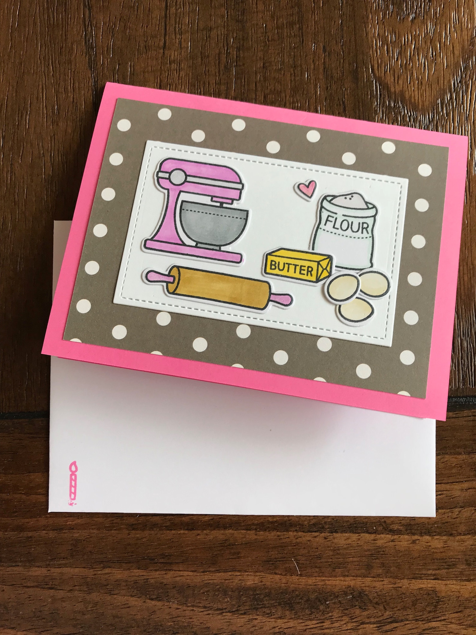 Baking Card, Birthday Card, Baker Card, Card for Baker, Gift for Baker ...