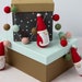 Santa Felt Garland, Santa Decor, Santa Garland, Felt Ball Garland ...