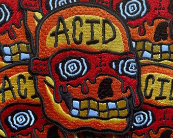 Skull in Acid - Etsy