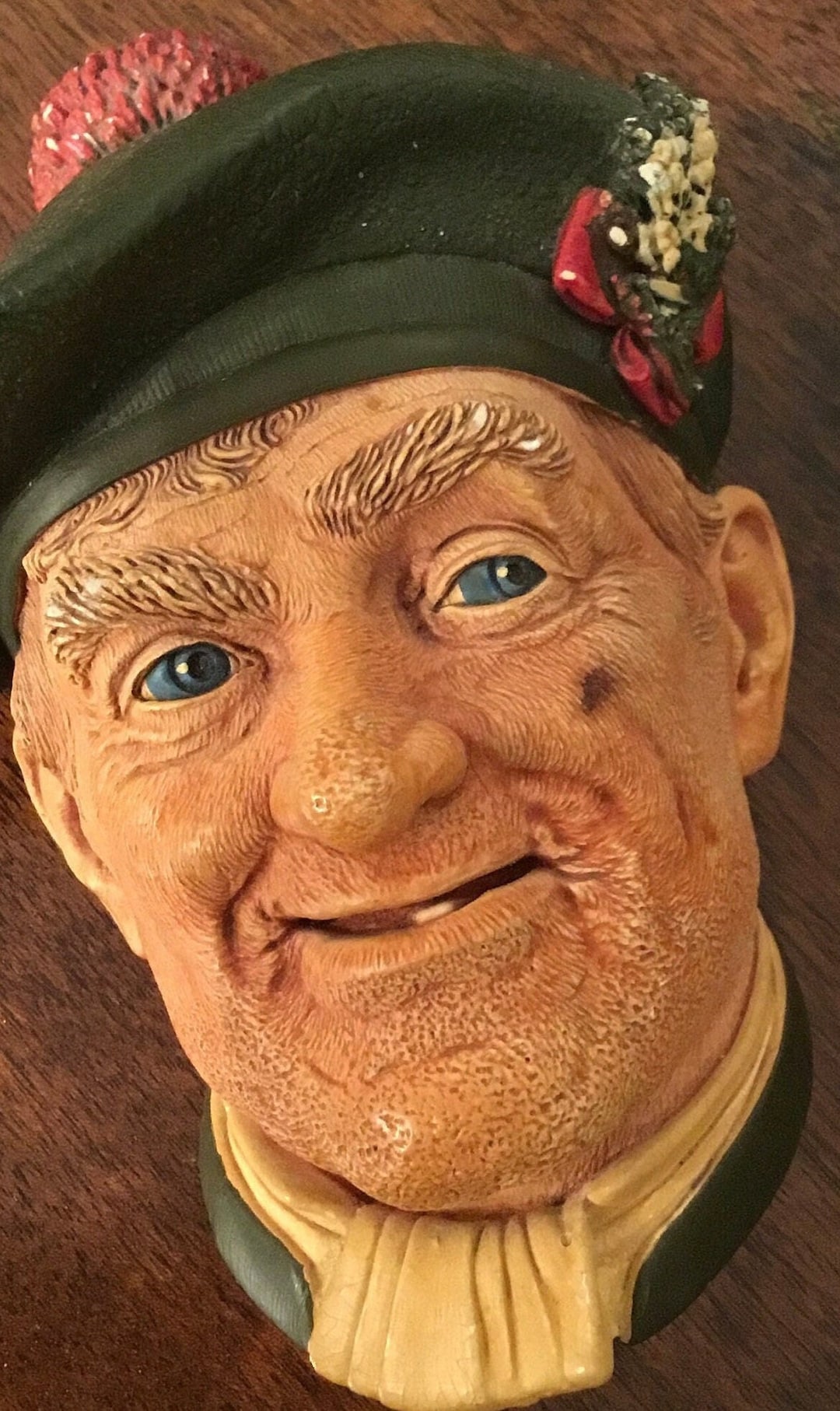 BOSSONS "jock" Character Masks/heads Vintage Chalkware From "the ...