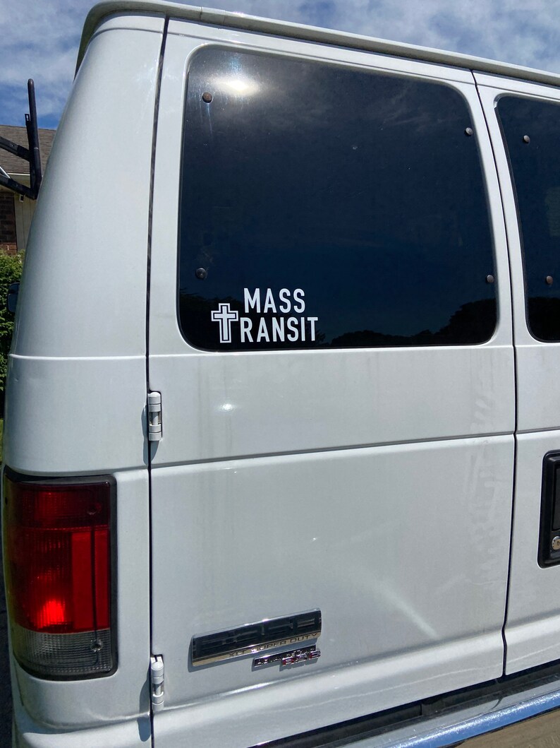 Mass Transit Car Decal for a Large Christian Family Passenger | Etsy