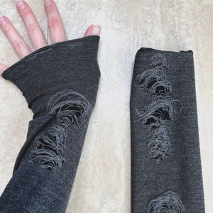 Zombie Apocalypse Gloves Womens Clothing Mummy Costume Ripped Arm ...