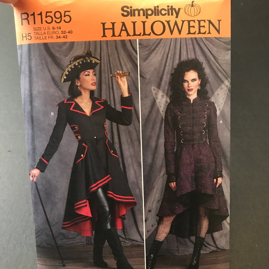 Simplicity Sewing Pattern R11595 Steampunk Costume Misses Corset Jacket ...