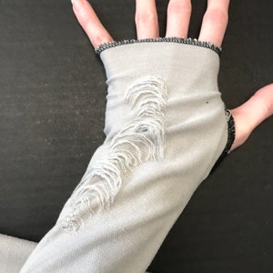 Zombie Apocalypse Gloves Womens Clothing Mummy Costume Ripped Arm ...