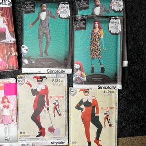 21 Simplicity Cosplay Costume Patterns Bundle Lot Womens Mens Trench ...