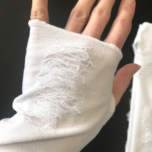 Zombie Apocalypse Gloves Womens Clothing Mummy Costume Ripped Arm ...