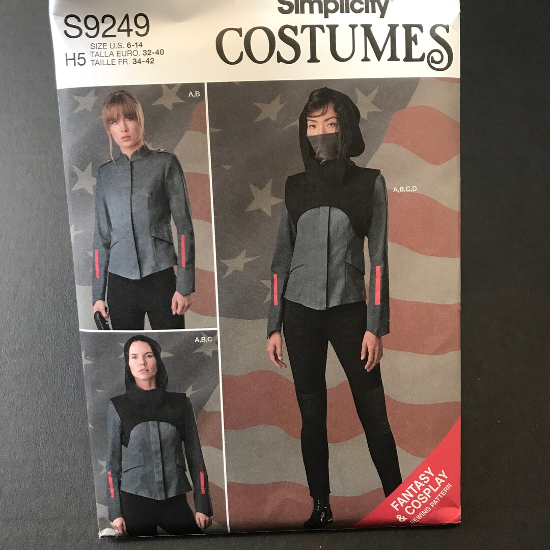Simplicity Sewing Pattern S9249 Womens Galactic Space Outfit Military ...