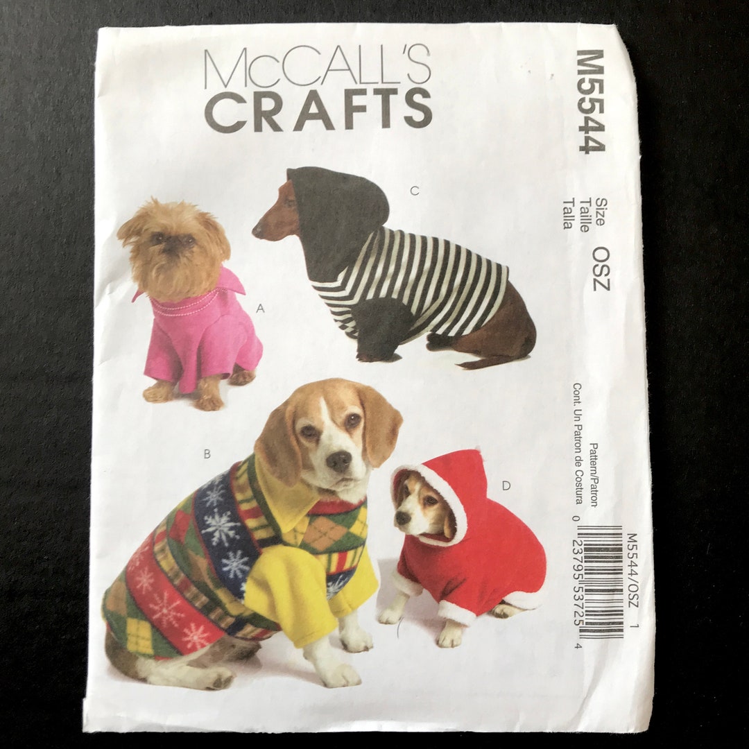 Mccall's Crafts Sewing Pattern M5544 Size XS Small Medium - Etsy