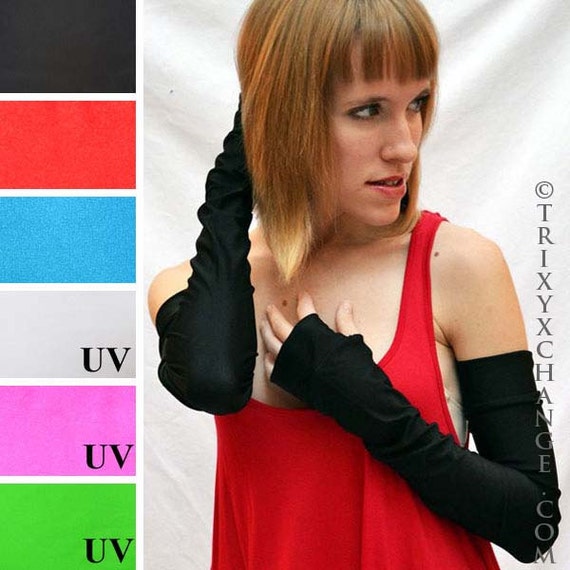 Extra Long Black Gloves Dance Gloves Black Spandex Arm Warmers Black Pvc Fingerless Gloves Womens Costume Shiny Arm Covers TRIXY XCHANGE Etsy Canada