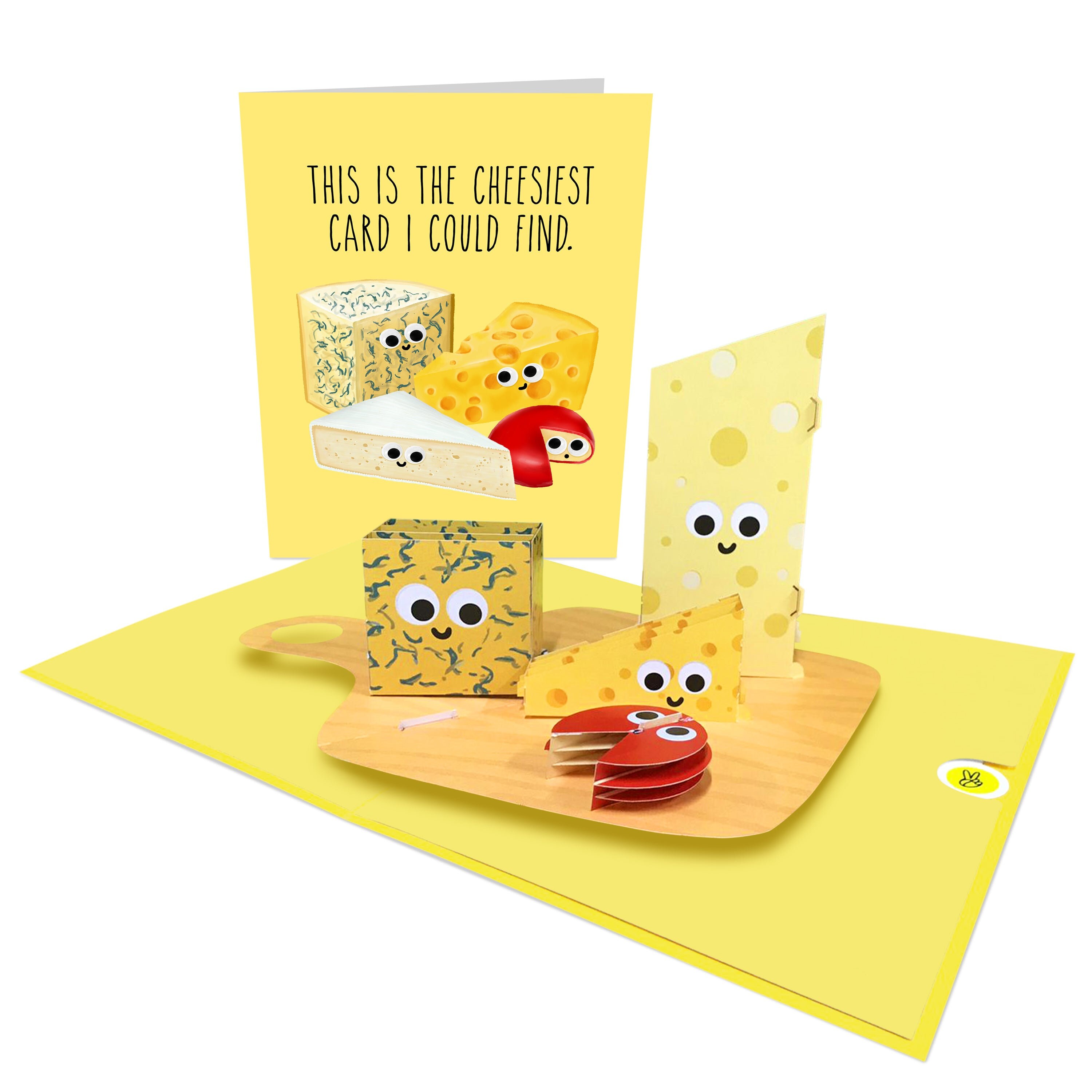 Cheese Pop up Card Cheesiest for Men Women Boys Girls Him - Etsy
