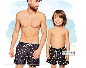 Father and Me Swim Trunks - Etsy