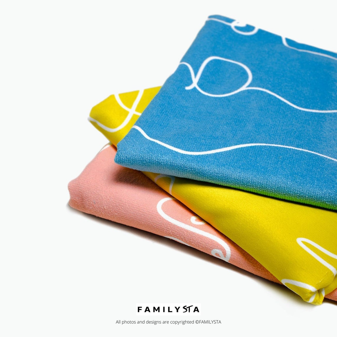 Slogan Towels in Different Colors Family Beach/bath Towels - Etsy