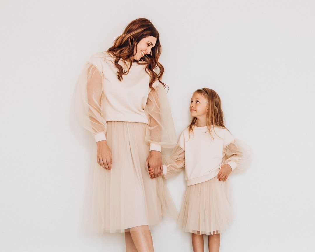 Мother and Daughter Matching Outfit,mommy and Me Tulle Skirts,mother Daughter Matching Outfit ...