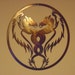 Oval Dragon Design, Metal Art HEAT COLORED, 23.5 60 Cm - Etsy