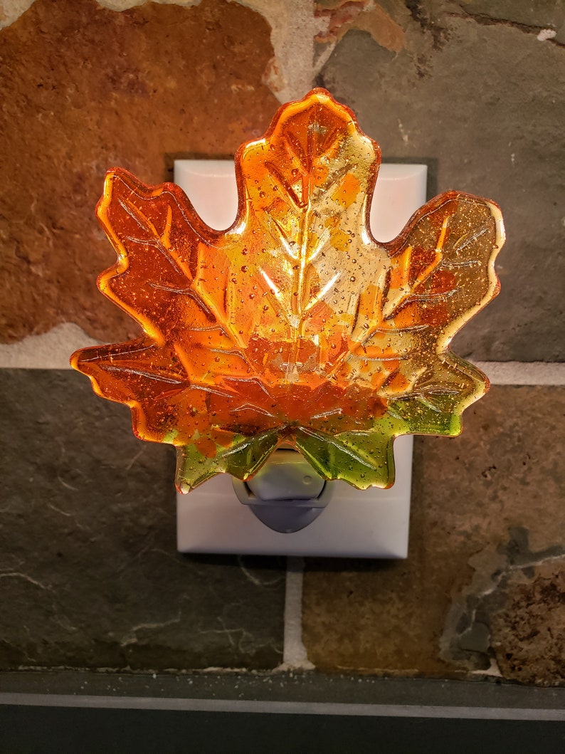 Maple Leaf Night Light - Etsy