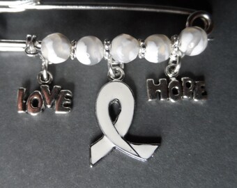 Lung Cancer Pin | Etsy