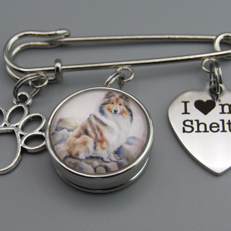 Sheltie Pin - Etsy
