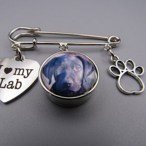 Black Lab Kilt Pin,free Shipping,photo Snap Charm of Black Lab ...