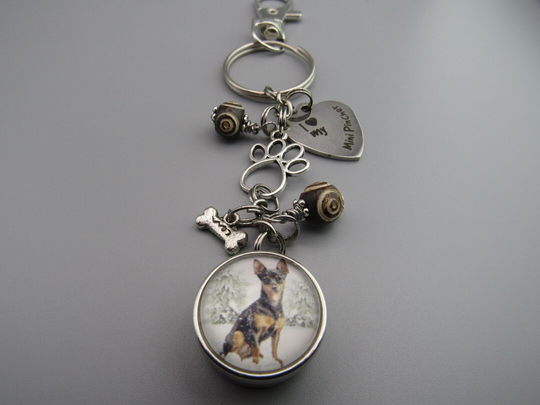 Mini Pincher Keychain,free Shipping,photo Snap of Mini Pincher ...