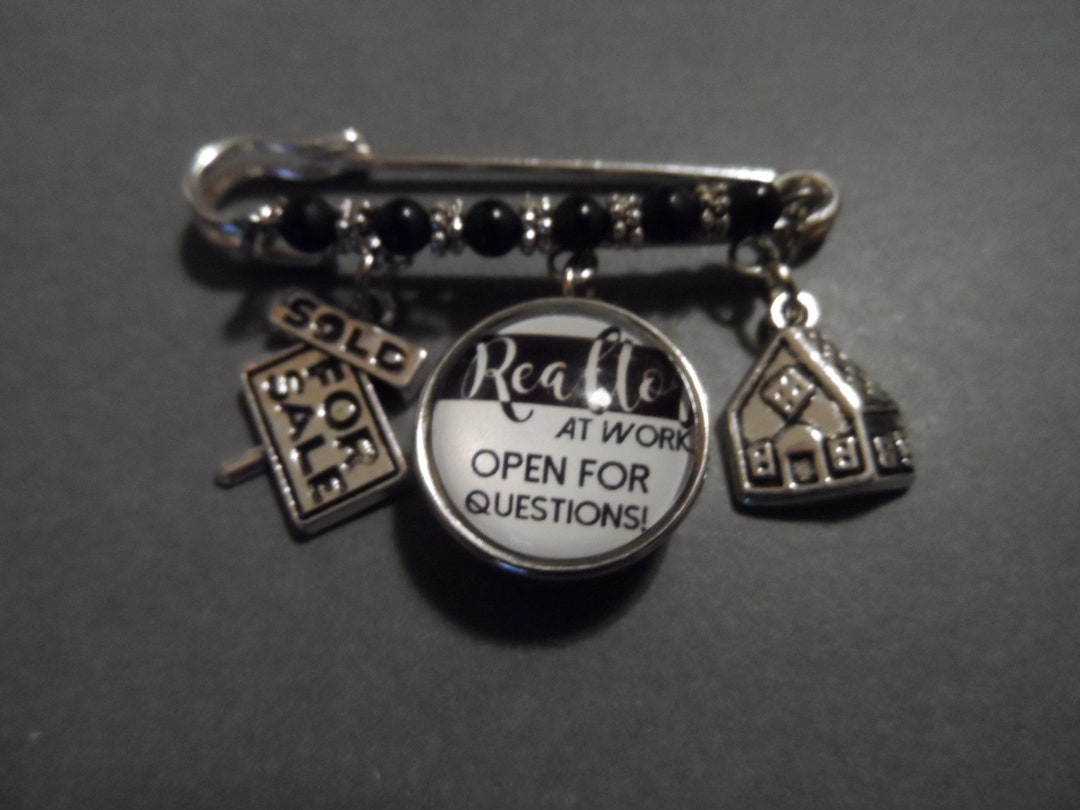 Realtor Kilt Pin Free Shipping, Realtor Snap, Sold for Sale, House ...