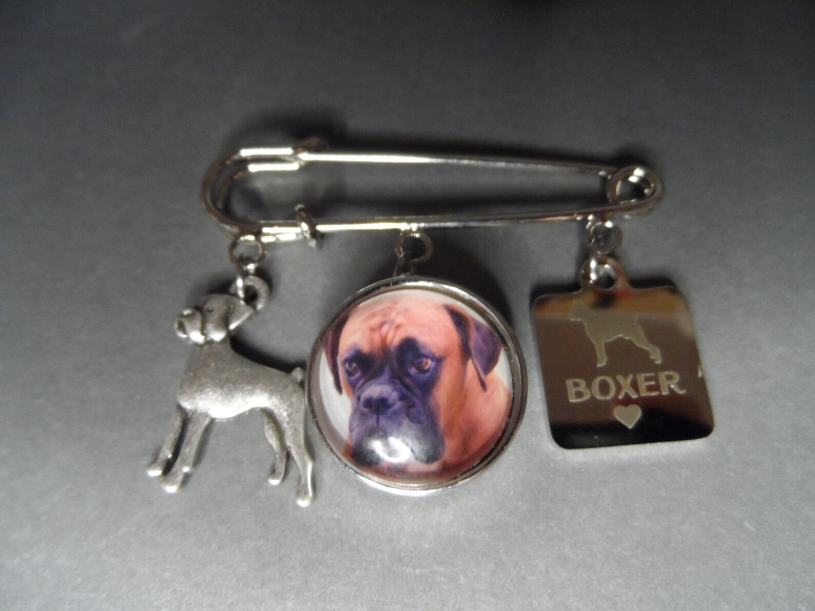 Boxer Kilt Pinfree Shippingphoto Snap of Boxerstainless - Etsy