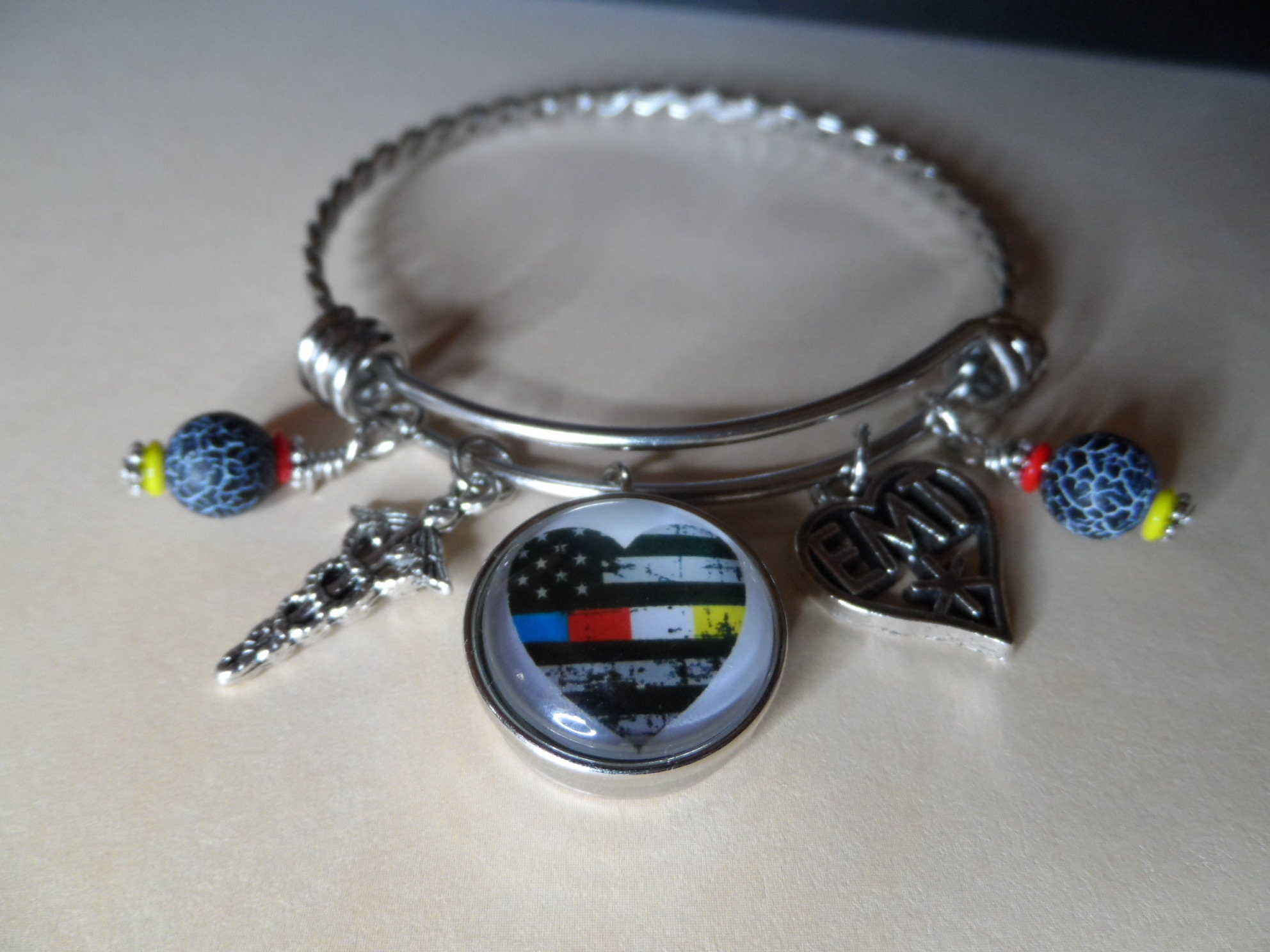 EMT Bangle Braceletfree Shippingphoto Snap of First - Etsy